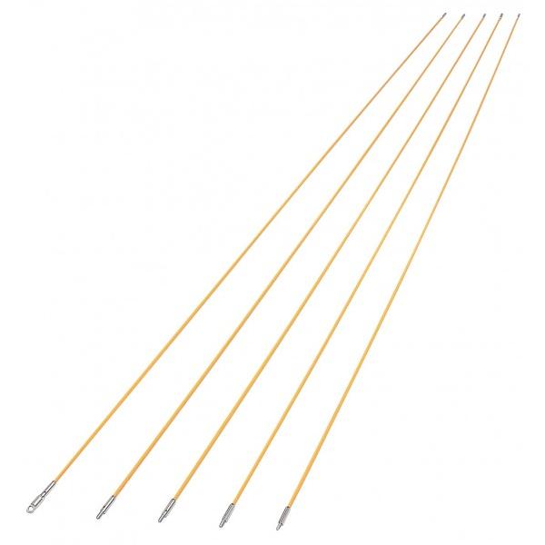 ■特徴 現場には必要な長さだけを持っていくことができ、手軽で便利です。 AAS樹脂被膜を使用しており、耐久性にも優れています。  ■用途 中空壁、天井裏、OAフロアなどの配線作業に。  ■セット内容 線径φ4.5mm×長さ1.5mロッド×5...