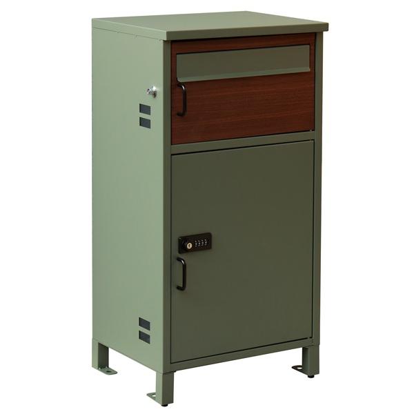 ●郵便ポスト付宅配ボックス:1台の商品で、郵便ポストとしても、宅配ボックスとしても使用可能なアイテムです。   ●セキュリティ:上段は、プッシュキーで簡単に鍵の開閉が可能で、防犯面にも安心です。  また、スペアキーが1本付属しております。 ...