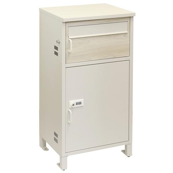 ●郵便ポスト付宅配ボックス:1台の商品で、郵便ポストとしても、宅配ボックスとしても使用可能なアイテムです。   ●セキュリティ:上段は、プッシュキーで簡単に鍵の開閉が可能で、防犯面にも安心です。  また、スペアキーが1本付属しております。 ...