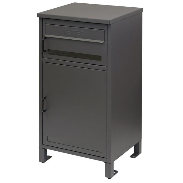 ●郵便ポスト付宅配ボックス:1台の商品で、郵便ポストとしても、宅配ボックスとしても使用可能なアイテムです。   ●セキュリティ:上段は、シリンダー錠付きなので、防犯面に安心です。  また、スペアキーが1本付属しております。   ●セキュリテ...