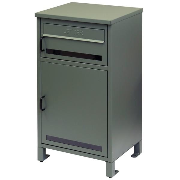 ●郵便ポスト付宅配ボックス:1台の商品で、郵便ポストとしても、宅配ボックスとしても使用可能なアイテムです。   ●セキュリティ:上段は、シリンダー錠付きなので、防犯面に安心です。  また、スペアキーが1本付属しております。   ●セキュリテ...