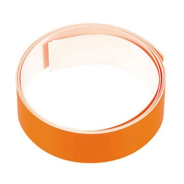 ●材質：アクリルウレタン系樹脂●門柱、フェンスなどへの危険標示に。●自転車、三輪車などの安全目印に。●ランドセル、バック、傘などの目印に。   【カラー】 オレンジ 【入数】 1個 No5026