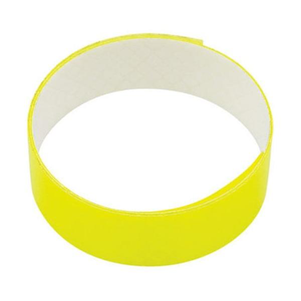 ■特徴 昼間から夕暮れ時の視野性に優れた蛍光色を使用しています。 夜間の視野性に優れ、反射輝度の高い高性能反射材を使用しています。 ■用途 夜間の安全対策に 門柱・フェンス・ポールなどの危険表示に 自転車・ベビーカー・三輪車やヘルメットの安...