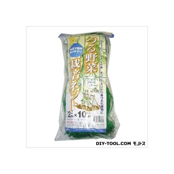 ●家庭菜園にピッタリサイズです。 ●つる性植物に最適なネット。 ●角目で張りやすく、繰り返し使える長持ちタイプです。 ●サイズ:2m×10m ●色:グリーン ●目合:12cm角目 ●材質1:ポリエチレン 園芸ネット 養生ネット グリーンネット
