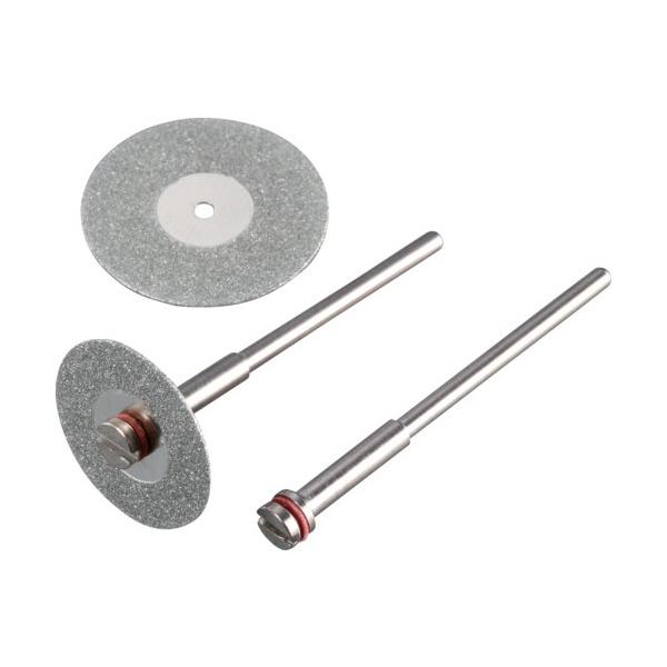 タイル・ガラス・石片・貝殻・陶磁器・銅板・アルミ等の切断に 外径(mm):20/26 軸径(mm):2.35 カッタ、切断機  【入数】 1点