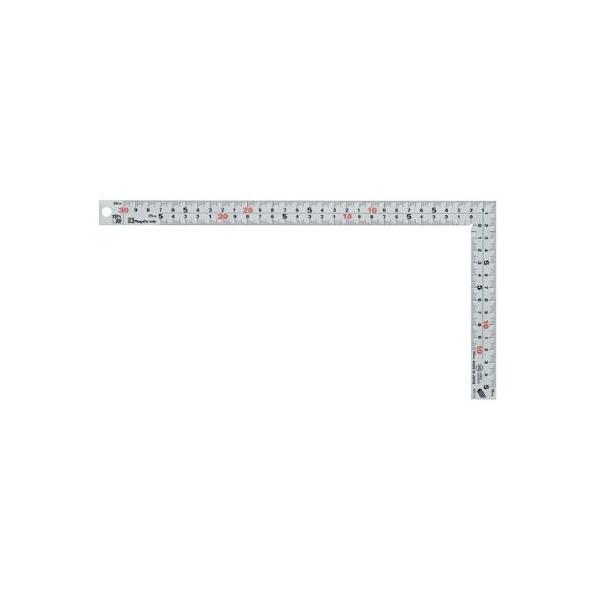 ●特長 ・衝撃に強く、角度が狂いにくい厚手・竿部同厚・広巾タイプです。 ・1mm単位の目盛が見やすい段差型目盛です。 ・数字が大きく見やすい、くり返し数字です。 ・衝撃に強く角度が狂いにくい厚手です。 ・高所作業に最適なセーフティロープ取付...
