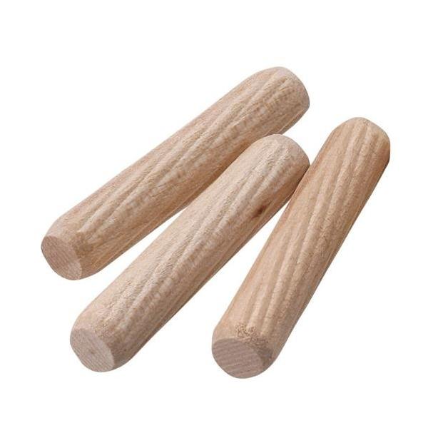 ●特長 ・らせん状の溝により接着剤のつきがよく、釘なしで板同士を組み付けられます。 ●用途 ・本棚、模型、木工等の木材・合板のジョイント作業に ●材質 ・本体:木 ●仕様 ・木ダボサイズ(mm):6x30 ・入数(個):1000 ●サイズ:...