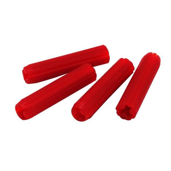 ●特長 ・一目でわかるサイズ別カラープラグです。 ●用途 ・コンクリート、タイル、石材への木ねじ取り付け用プラグとして ●材質 ・プラグ:プラスチック ●仕様 ・プラグ寸法(mm):5x25 ・カラー:赤 ・下穴ドリル径(mm):5 ・適応...