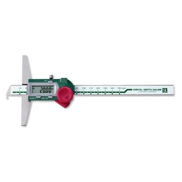 ●特長 ・深さ測定用のデジタルタイプです。 ・別売のBluetoothBOXに対応、測定値をパソコンへワイヤレス送信が可能です。 ・先端フック形状で、穴内部にある凹凸箇所の測定も可能です。 ・精度保証のため、検査時の数値を記した検査表付です...