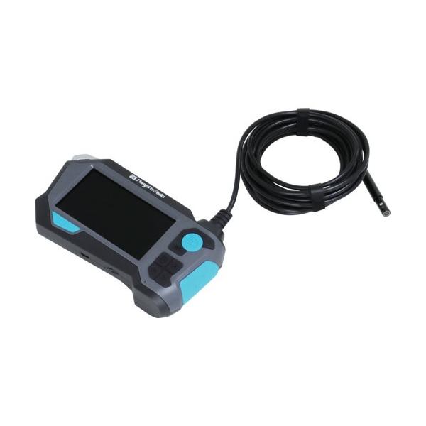 ●特長 ・360度回転のデュアルカメラ搭載により、前方+側面の同時確認が可能です。  ・IP68仕様のケーブルで、曲がった管の中も確認、撮影ができる工業用内視鏡です。  ・大きく見やすい4.5インチIPSディスプレイを採用しています。  ・...