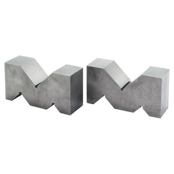 ●特長 ・定盤上で使用し、円形工作物のケガキ測定や円筒型製品の検査、保持具として使用します。   ●用途 ・ケガキ用ブロックに  ●仕様 ・材質:本体/鋳鉄 ・底面とV溝の平行度、一対のVブロックのV面高さの相互差(mm):0.05 ・幅(...