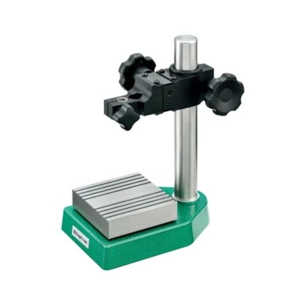 ■特徴 ダイヤルゲージを用いた比較測定に便利な小型の測定台です。 焼入鋼測定台には、リンギング防止のための溝加工を施しています。 ■用途 ダイヤルゲージ等を取り付けての精密測定台として ■仕様 ヘッド上下有効ストローク(mm):120 測定...