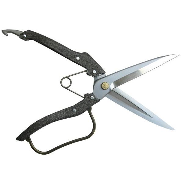 超軽量タイプです。 サビがでにくいメッキ仕上げです。 用途 植木の葉刈りに。 切断能力(mm):8 全長(mm):300 切断能力:約8mm(生木によって違います) 本品は芽切鋏です、太枝を切ると故障の原因になります。   【サイズ】 30...