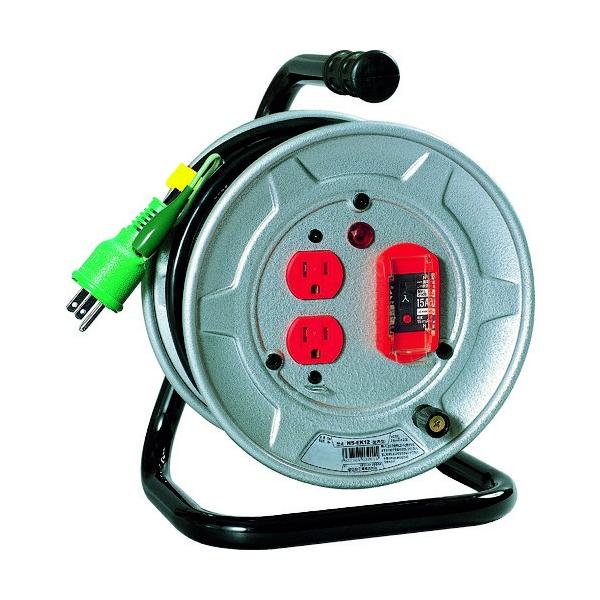 ■特徴 長さ、保護機能、電線種など多種多様のコードリールです。  ■仕様 AC100V 限度電流：15A ケーブルとドラムの回転を同時に止める「ドラムストッパー」付  ■注意点 屋内型です。雨天の屋外では使用しないでください。 巻いたまま使...