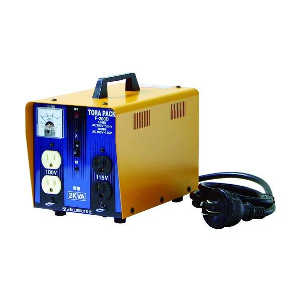 ■特徴 200V現場で100Vが欲しい時に、電圧を100V・115Vに降圧できます。 定格出力で連続使用できます。  ■用途 200V現場で100Vを使用したい時に。  ■仕様 入力プラグ：三相200V接地3P20A 屋内型 単巻トランス ...