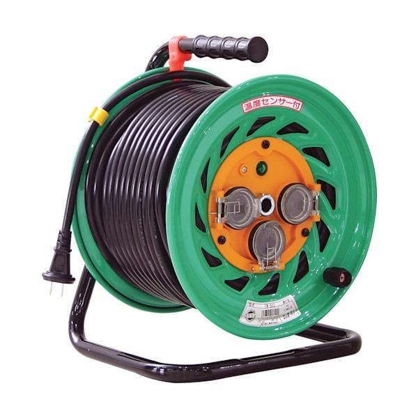 ■特徴 防雨・防塵構造のため、屋外作業に最適です。 雨や水の多い場所でも安心して使用できます。 ケーブルとドラムの回転を同時に止める「ドラムストッパー」付きです。  ■用途 各種屋外工事。 屋外照明などの電源コード。  ■仕様 アース無 限...