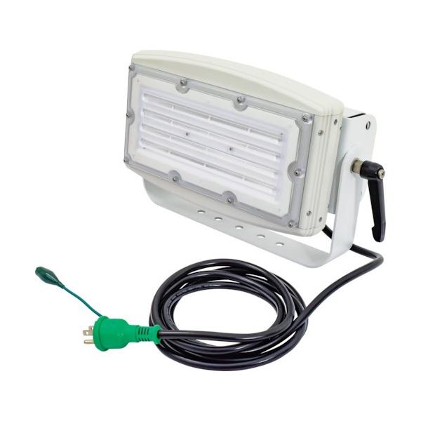 ■特徴 水銀灯400Wクラスの明るさです（MAX時）。 サージプロテクター内蔵です。 プラグを交換すれば200Vでも使用可能です。  ■用途 外構照明・投光器・看板照明に。  ■仕様 保護機能：サージプロテクター内蔵 屋内・屋外兼用型 保護...