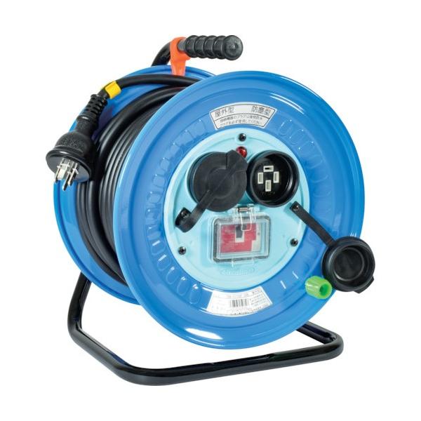 ■特徴 防雨・防じん構造のため、野外作業に最適です。 過負荷・漏電のどちらにも対応した安心安全のブレーカー付です。 ケーブルとドラムを同時に止める「ドラムストッパー」付です。  ■用途 工場・発電所・プラント設備・建設工事用。 動力用電源を...