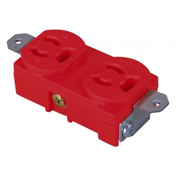 【商品説明】   ●コードリール、100V・屋内型・アース付(3心)の交換用抜止コンセントです。    【商品スペック】   ●定格電圧(V):100  ●定格電流(A):15  ●周波数(Hz):50/60  ●コンセント形状:接地2P1...