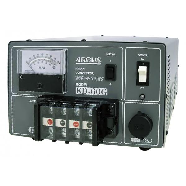 【商品説明】   ●キャンピングカーやバス・トラックなどでDC12Vカーエレクトロニクス製品が使えます。    【商品スペック】   ●仕様:屋内型/ファン付/シガーソケット付  ●入力(V):DC24  ●出力(V):DC13.8  ●容...