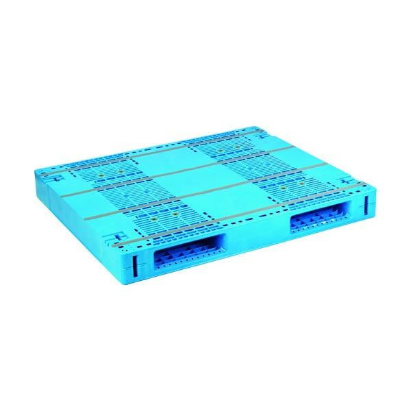 ■特徴 冷凍冷蔵環境下に最適なパレットです。 独自技術「ガスアシスト成形」により軽量化と強度を両立しています。 パレットサポーター取り付け用スリットを装備しています。 ラック保管対応です。（条件は必ずご相談下さい） 滑り止めテープ付で、滑り...