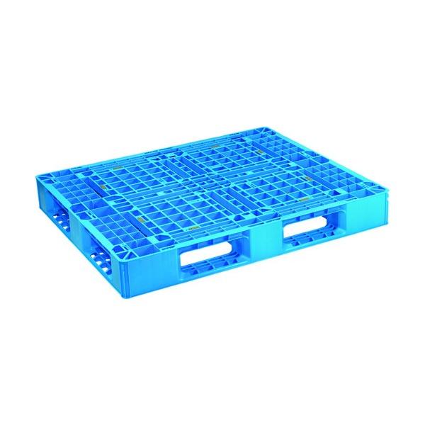 ■特徴 平置き、段積み専用の軽量パレットです。 荷崩れ防止フィルムの巻き上がりを防止するリブ付です。 下面は、段積み時の荷傷みを低減するように設計しています。  ■用途 カートンP函など定型物の均等積み付け時に。 製品の運搬・保管に。 平置...
