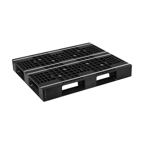 ■特徴 ラック保管にも対応しています。  （条件は必ずご相談下さい） 独自技術「ガスアシスト成形」により軽さと強さを両立したパレットです。  好評の滑り止めテープ付きです。  積載面メッシュで通気性に優れています。  リサイクル原料を使用し...