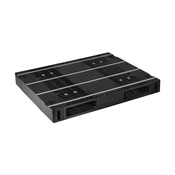 ■特徴 冷凍冷蔵環境下に最適なパレットです。  ラック保管にも対応しています。  （条件は必ずご相談下さい） 独自技術「ガスアシスト成形」により軽さと強さを両立したパレットです。  滑り止めテープ付で、滑りやすい積載物もガッチリホールドしま...