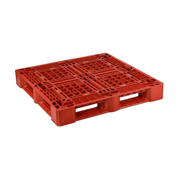 ■特徴 平置き段積み用の軽量パレットです。  用途に応じて色分けするのに最適です。  HACCP、GMPなどにも最適です。  ■用途 カートンP函の均等積み付け時1t。  平置き、段積み用。  用途別管理に最適。  ■仕様 片面四方差し ■...