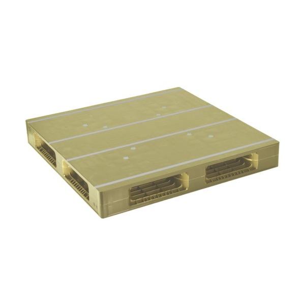 ■特徴 ガスアシスト成形により、強さと軽さを両立したパレットです。  2点支持下の自動倉庫での使用にも対応可能です。  （条件は必ずご相談下さい） 積載面フラットで荷傷み・痕付きを最小限に抑え、汚れの拭き取りも簡単で衛生的です。  ■用途 ...