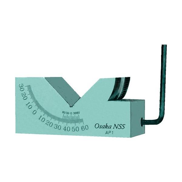 ■特徴 目盛付角度プレートのため、素早い角度出しができます。 Vブロックとしてもお使いいただけます。 側面のセットアップスクリューをまわすことで角度の微調整が可能です。  ■用途 フライス加工に。 研磨作業に。 エンドミル加工に。 少量小物...