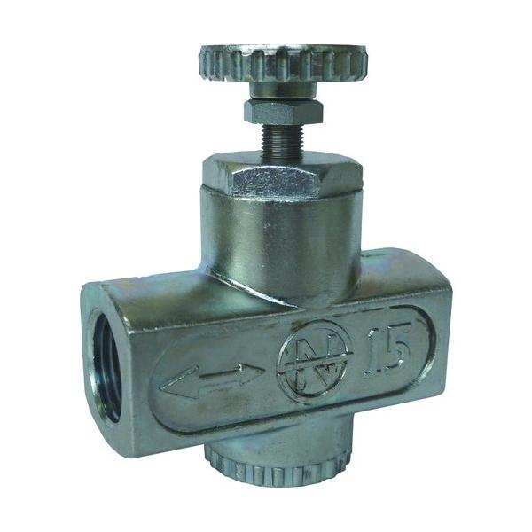 ■特徴 流量調整の優れたスピードコントローラです。 メーターイン・メーターアウトとして使用できます。  ■仕様 使用温度範囲：5〜60℃ 使用圧力：0〜1MPa ●有効断面積(mm「「の2乗」」):20.0 ●接続口径:Rc3/8  ●使用...