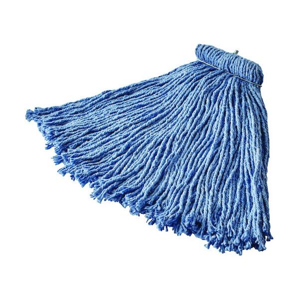 ■特徴 スクリューオンヘッド付き汎用カットエンドモップ（汎用洗浄向） ■仕様 プレミアム・ボルトオンブレンドモップ ブルー    【重量】 1KG 【入数】 1点 【原産国】 US F56665