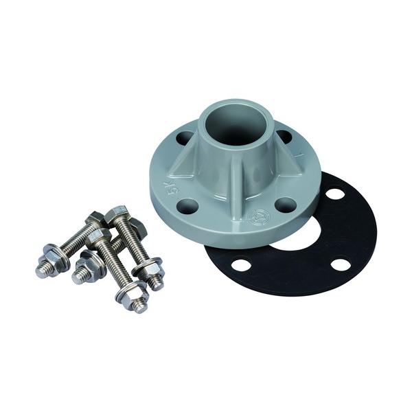 ■特徴 フランジ、パッキン、ボルト・ナットのセット品です。 （1セット分） ■仕様 JIS5K PVCフランジ、パッキン、ボルト・ナット ■材質 フランジ:PVC（目安〜60℃)、パッキン:EPDM、ボルト・ナット・ワッシャー:SUS304...