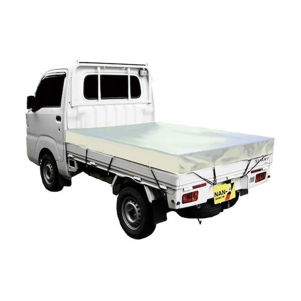 ■特長 材料・縫製を国産にこだわった丈夫で品質の高いトラックシートです。  ■用途 トラックの荷台カバー用。  ■仕様 幅(m):1.75 長さ(m):2.1 色:シルバー ハトメ内径(mm):12   【入数】 1枚 TRST10SW