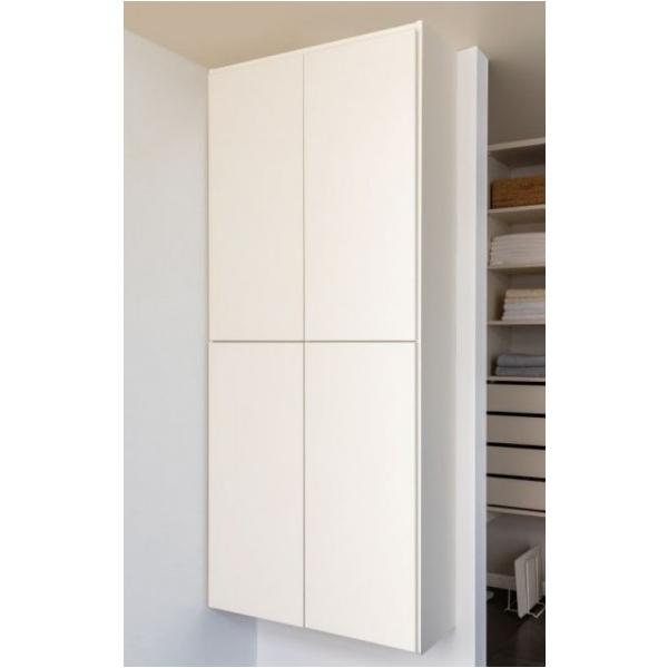 開戸あり［ 開戸カラー:シェルホワイト ］ ●セット内容: フィラー天板×1:N3FT-D3W08-LW 側板×1:N3GI-D3H19-2-LW 背壁桟木×1:N3SS-W09-LW 棚板(可動・固定兼用)×5:N3TA-D3W08-LW...