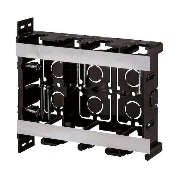 ■特徴 ●前面から配管できるボックスです。 ●CD管・PFS管16・22をコネクタを使わず直接配管ができます  ■仕様 ●材質：硬質塩化ビニル ●付属品：皿先とがりM4×40（1個用×2本）（2個用×4本）（3個用×6本）2条タッピン3.9...