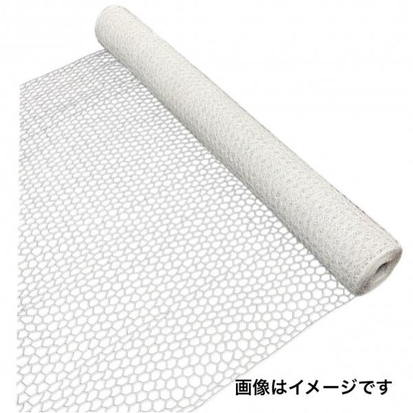 亀甲金網は、一般に、線を三つねじりにねじり合わせて六角形の網目を形成したものです。  ビニール被覆線、亜鉛めっき鉄線、ステンレスがございます。  工事の際に取り扱いが用意なことや、線の一部が破断しても全体に裂け広がることが少ない事から、家畜...