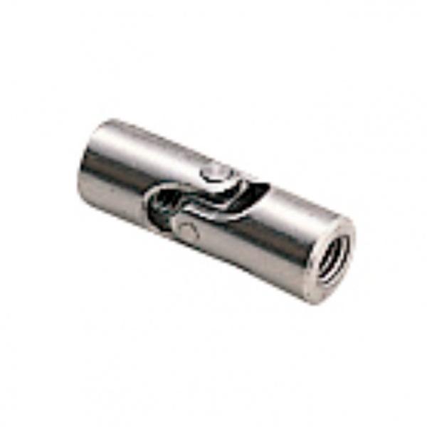 【特長】  ●両端めねじのユニバーサルジョイントです。  【仕様】  ●ねじ径（めねじ）:M6(F)×M6(F)   【入数】 1個 GQ201