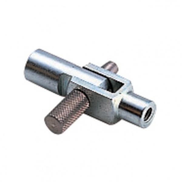 【特長】  ●両端めねじのピン接続型ジョイントです。  【仕様】  ●ねじ径（めねじ）:M6(F)×M6(F)   【入数】 1個 GQ311