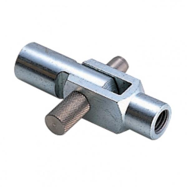 【特長】  ●両端めねじのピン接続型ジョイントです。  【仕様】  ●ねじ径（めねじ）:M12(F)×M12(F)   【入数】 1個 GQ312