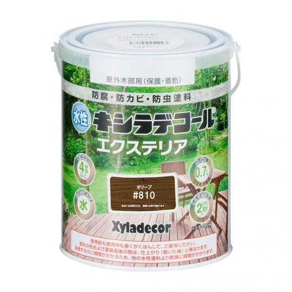 【特長】 ■「トップブランド」 発売以来45年以上の実績を持つトップブランド「キシラデコール」の水性タイプ。  ■「色々なダメージからガード！」 木材の内部に浸透。  内側から防腐・防虫・防カビ効果を発揮します。  ■「長持ちする色合い」 ...