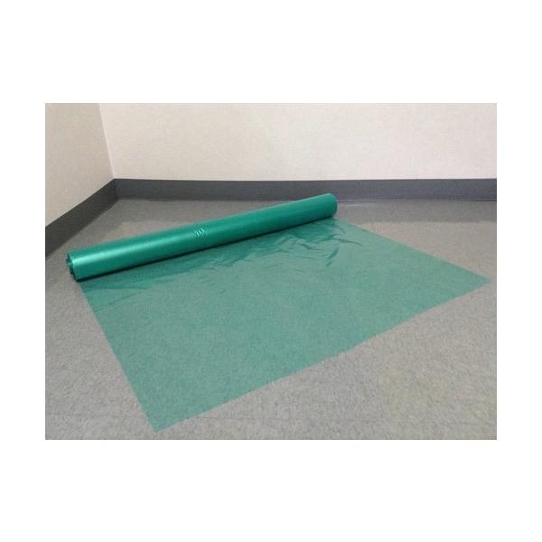 すべり防止加工をしたシートなので 通常のポリエチレン養生シートに比べ 歩いても滑りにくく破れにくい強度があります。 床面・階段などに立って仕事をする場所の養生に最適です。 ●仕様 サイズ: 長さ100m×幅1800mm×厚み0.05mm  ...