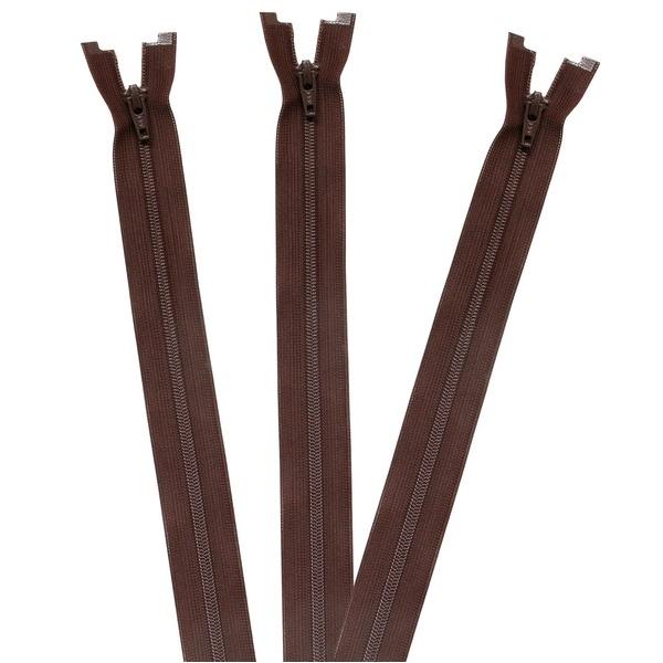 サイズ:長さ56cm 素材:テープ部分:ポリエステルチェーン部分/樹脂 入数:同色3本入り 生産国:日本 柔らかくて使いやすいファスナーで、すっきりしたデザインの洋服にオススメです。 日本紐釦、ビスロンオープンファスナー、56cm、3本入り...