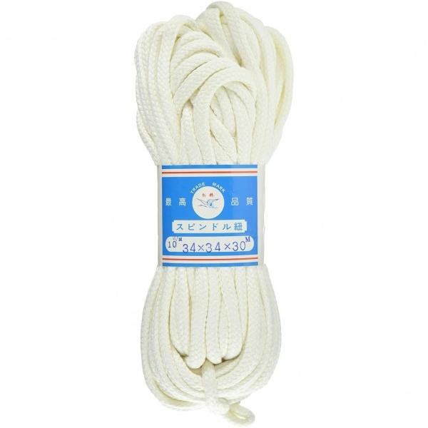●素材:レーヨン100％（スフ）  ●本体サイズ:φ約10〜11mm （34x34）  ●入数:1巻  ●セット内容:1束30m  ●手さげバッグ、エプロン・きんちゃく袋、ナップサックなど、手づくりに幅広くご使用いただけます。   ● やわ...