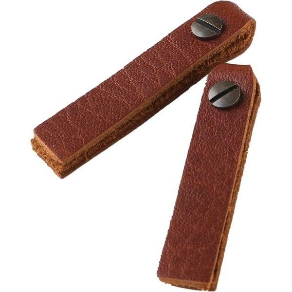 カラーは全部で5色(黒・緑・赤・茶・焦げ茶) 幅9mm以上の引手に取り付け可能です。  本革パーツ2個×ネジ式カシメ2組入り 幅: 10mm 高さ: 48mm 簡単に取り付けられる本革のファスナーパーツ。  持っているポーチや財布の引手のア...