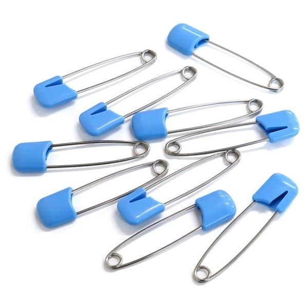 サイズ/全長53mm 幅約12mm 100個入 日本製 カギのかかる安全ピンとしてご家庭や学校、ぬいぐるみ留めにも人気のロングセラー商品「クリッピン」 ■サイズ/全長53mm 幅約12mm■100本入■日本製カギのかかる安全ピンとしてご家庭...