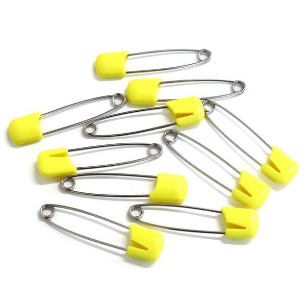 サイズ/全長53mm 幅約12mm 100個入 日本製 カギのかかる安全ピンとしてご家庭や学校、ぬいぐるみ留めにも人気のロングセラー商品「クリッピン」 ■サイズ/全長53mm 幅約12mm■100本入■日本製カギのかかる安全ピンとしてご家庭...