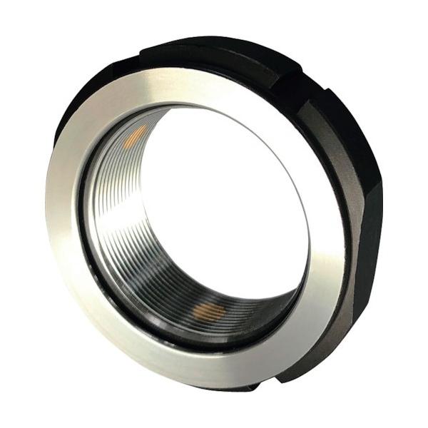 商品画像はイメージ画像です。実際とは異なる場合がございます。 ■特徴 相手側60度台形ネジに対して、セットスクリューを30度で締め付けることで、ロック力が増す構造となっており、且つ3分割(120度等配)の設計となっております。 尚、ねじ方向...