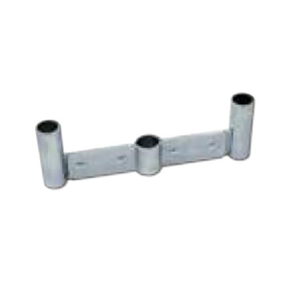 【商品説明】  ●二面鏡取付金具は、支柱や電柱取付金具などに鏡面を左右2面取付ける場合に必要となる金具です  ●支柱・電柱取付金具・L型壁金具・吊下金具に取り付けできます 【仕様】 「適合機種」アクリル丸形 「適合支柱」Ф34.0用 「材質...